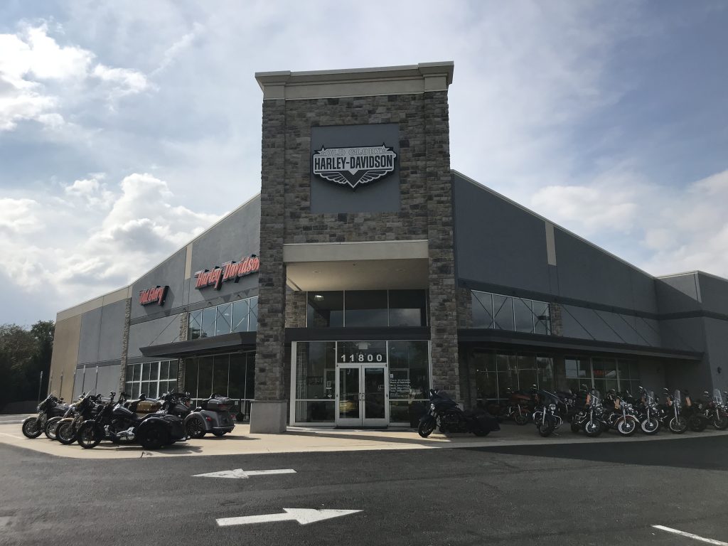 Exterior Painting - Harley Davidson Building - CertaPro of Bethesda ...