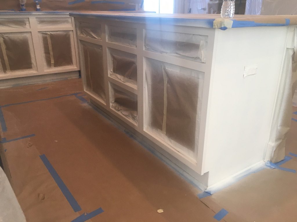 Cabinet Painting Process – White Cabinets