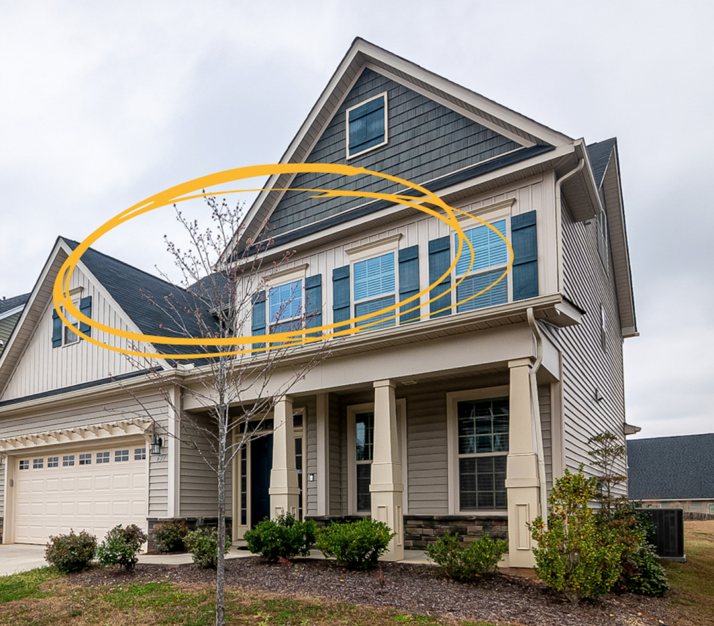 #1 way to choose exterior paint - Choose a color to match the roof