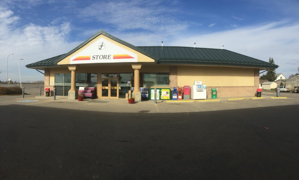 Commercial Exterior Gas Station Painted - Edmonton