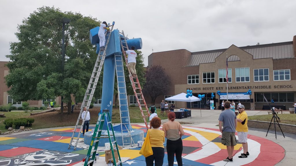Service Day at Francis Scott Key Elementary - Ellicott-City