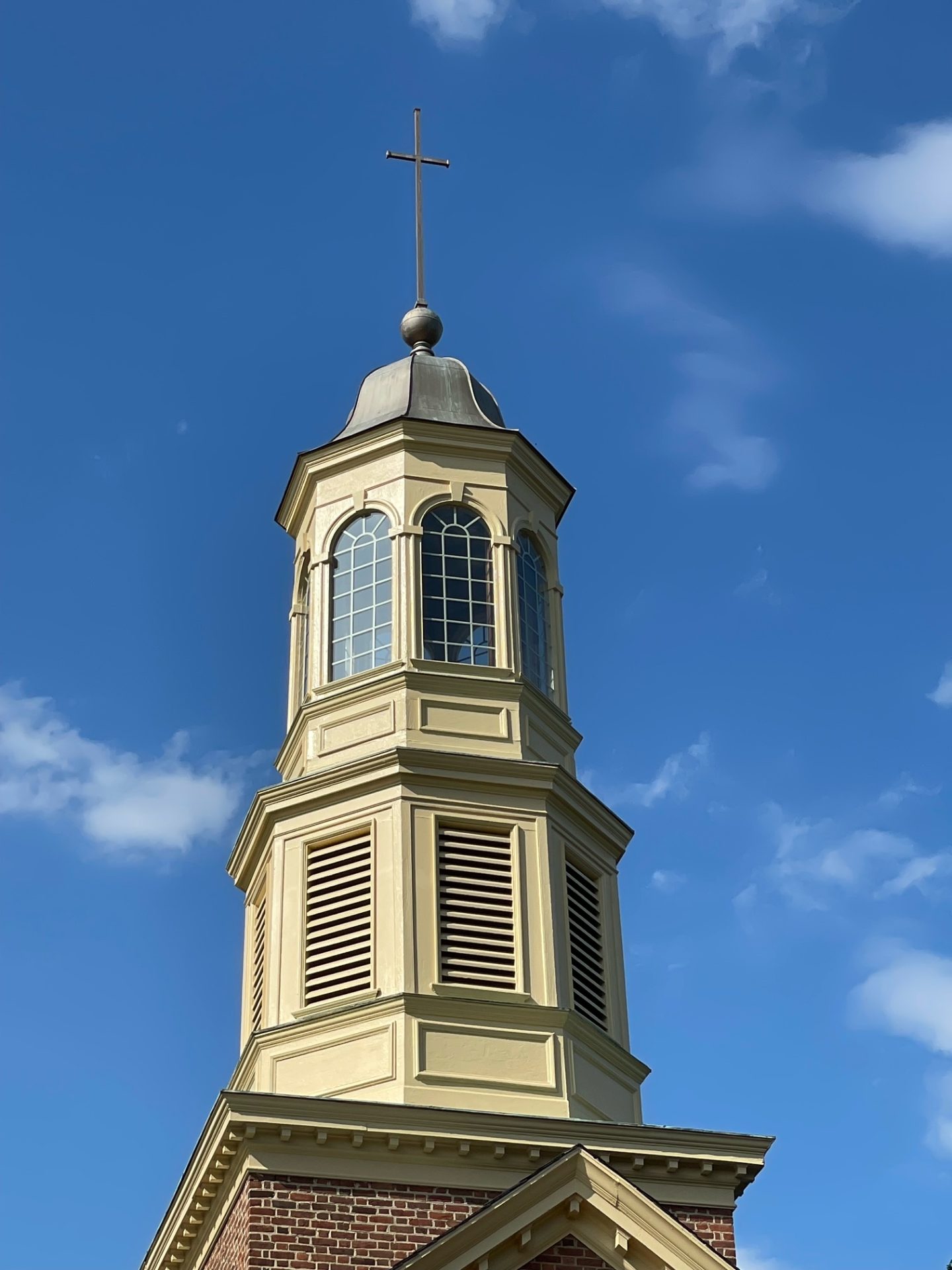 Church Steeple Painting Project - Fairfax-Prince-William