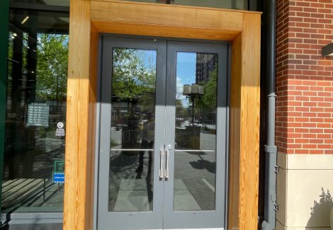 StoreFront Shadow Box Staining - CertaPro Painters® of Washington DC