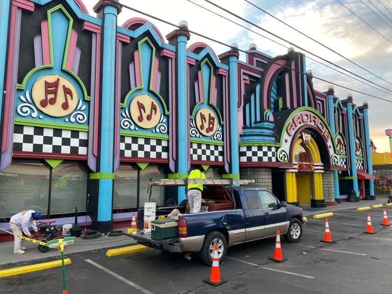 Multi-Story Arcade Exterior Repaint | CertaPro Painters